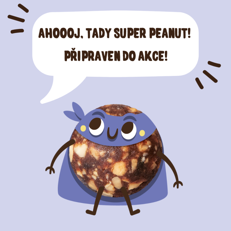 NATU SNACKin Balls Super Peanut 65g