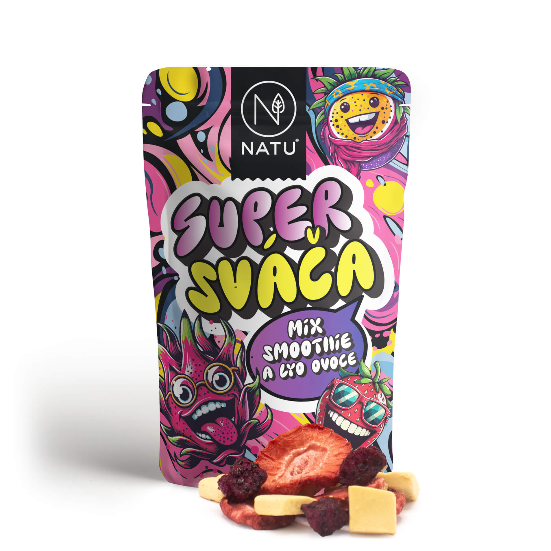 NATU Super Sváča mix smoothie a lyo ovoce 21g