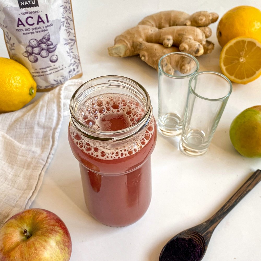 GINGER ACAI SHOTS | Natu.cz
